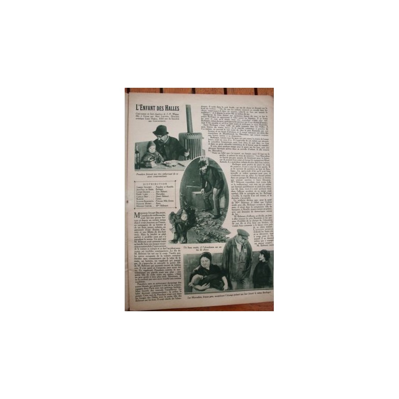Magazine Cine Miroir 1924 Jean Paul De Baere