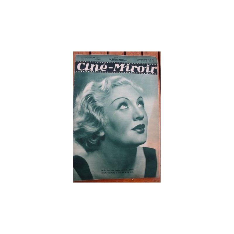 Magazine Cine Miroir 1935 Mona Goya