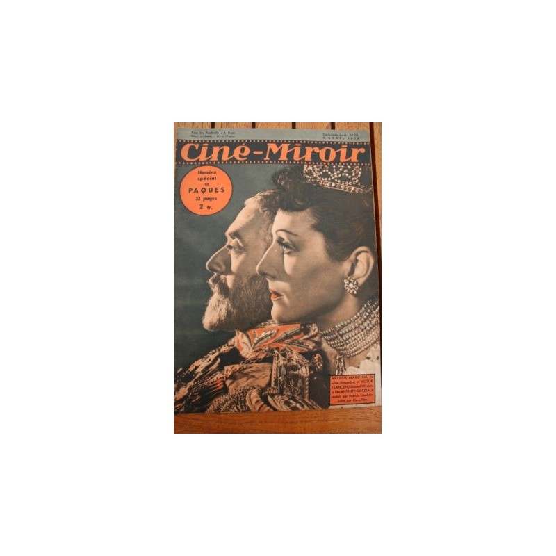 Magazine Cine Miroir 1939 Arlette Marchal Victor Francen