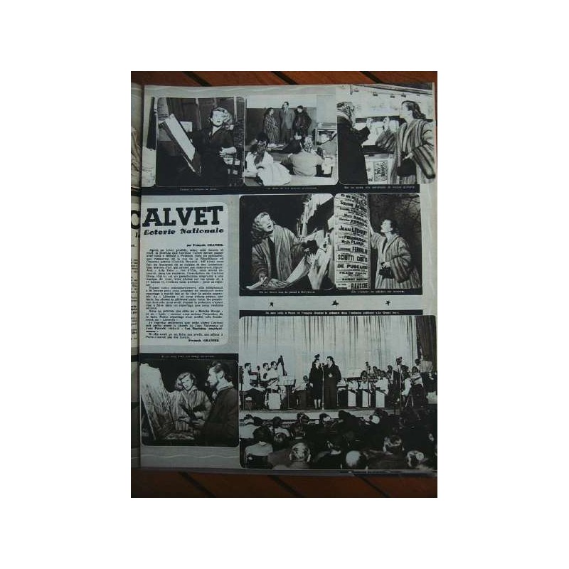 Magazine Cine Revue 1953 Corinne Calvet