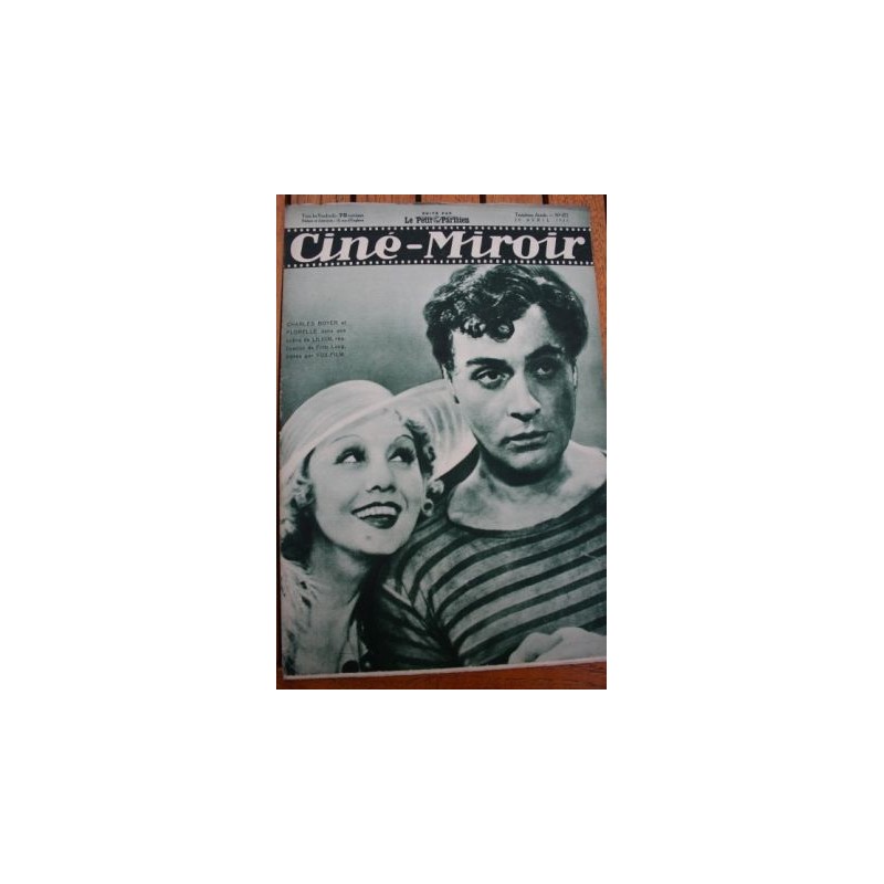 Magazine Cine Miroir 1934 Charles Boyer Florelle
