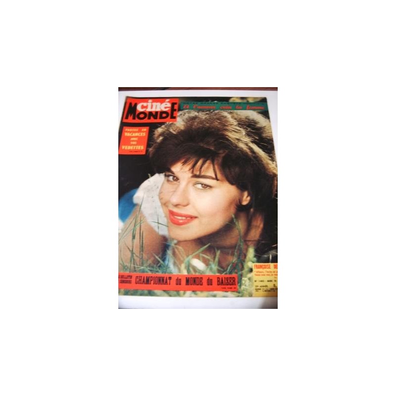 Magazine Cinemonde 1961 Francoise Deldick