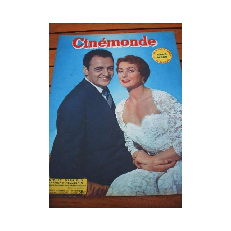 Magazine Cinemonde 1952 Danielle Darrieux Raymond Pellegrin