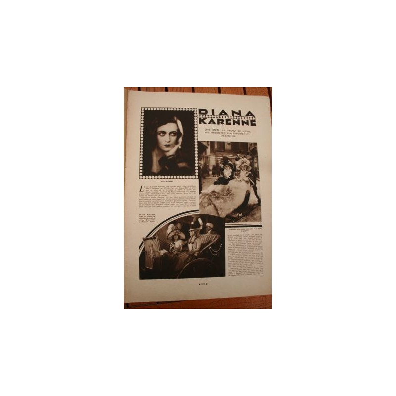 Magazine Cinemonde 1929 Carlotta King