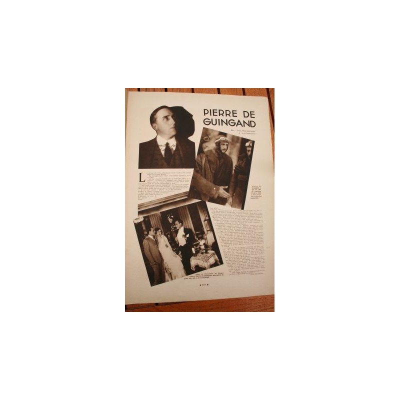 Magazine Cinemonde 1929 Carlotta King