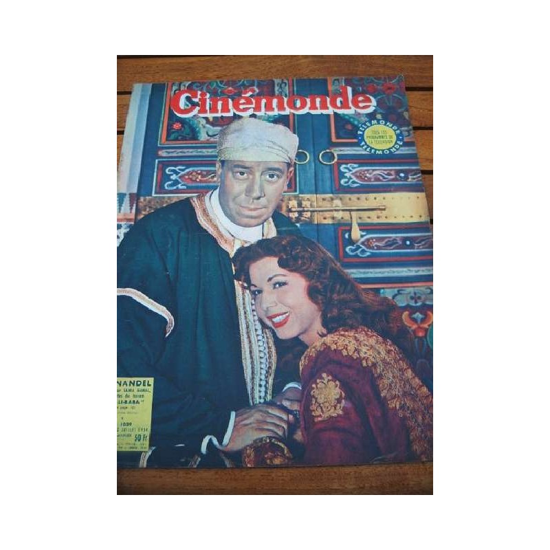 Magazine Cinemonde 1954 Fernandel Samia Gamal