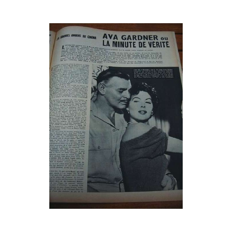 Magazine Cinemonde 1954 Ava Gardner
