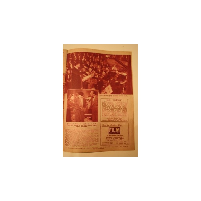 Magazine Cinephile 1948 Louis Jouvet Dany Robin Renee Devillers