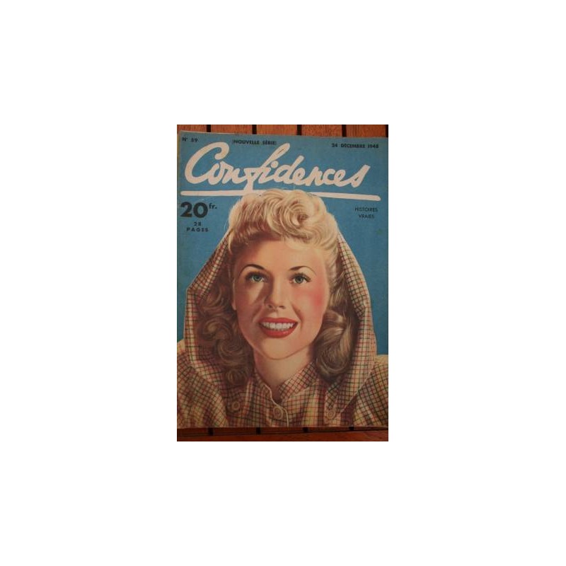 Magazine Confidence 1948 Marie McDonald