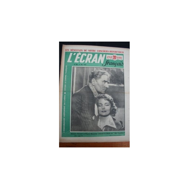 Magazine Ecran Français 1949 Simone Renant Pierre Blanchar