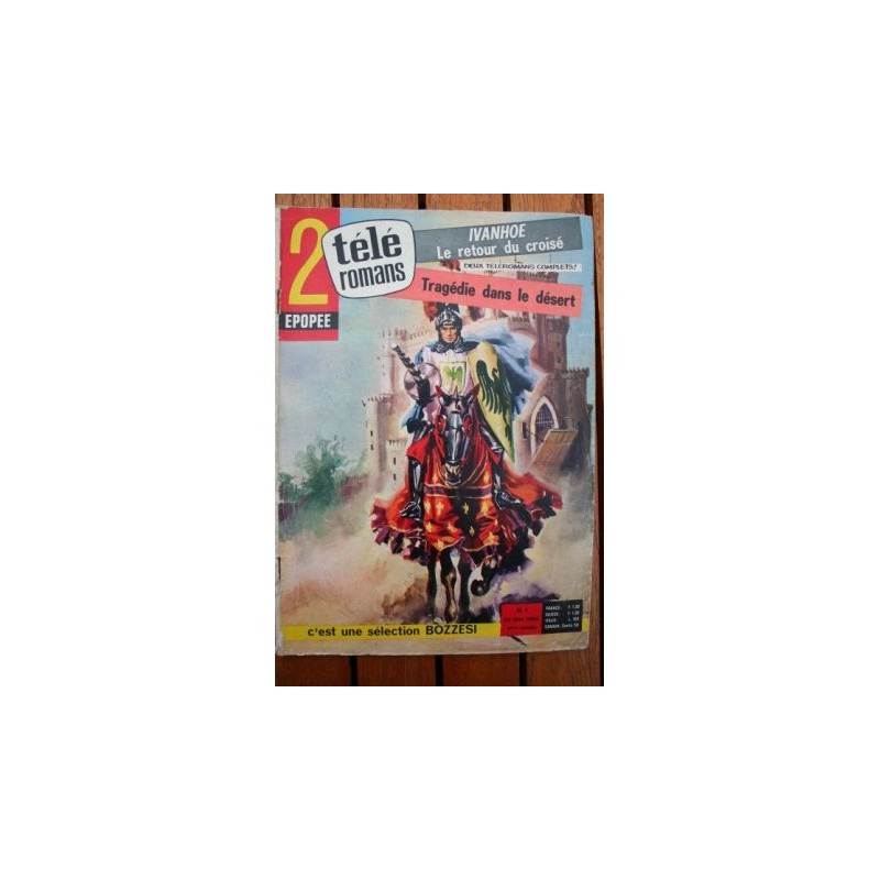 Magazine Epopee 1963 Roger Moore Robert Brown Ivanhoe