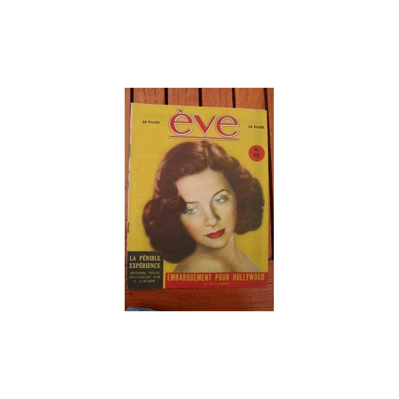 Magazine Eve 1945 Gisele Pascal
