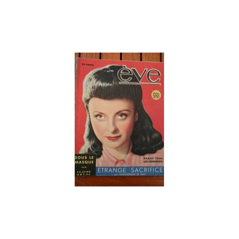 Magazine Eve 1947 Odette Joyeux