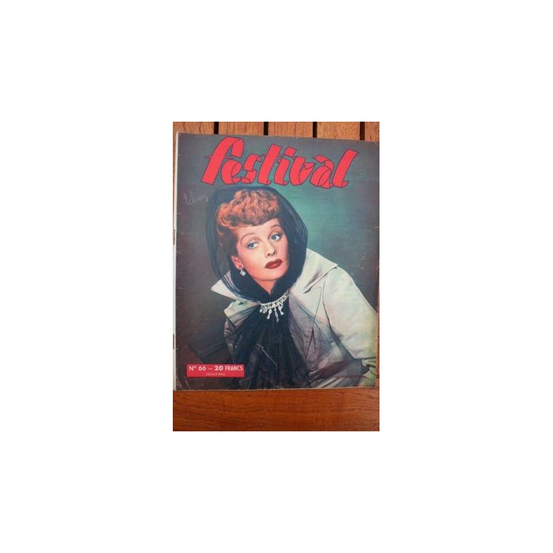 Magazine Festival 1950 Lucille Ball