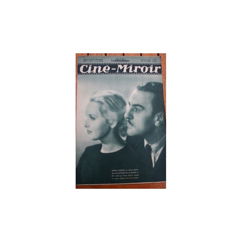 Magazine Cine Miroir 1936 Winna Winifried Jean Murat
