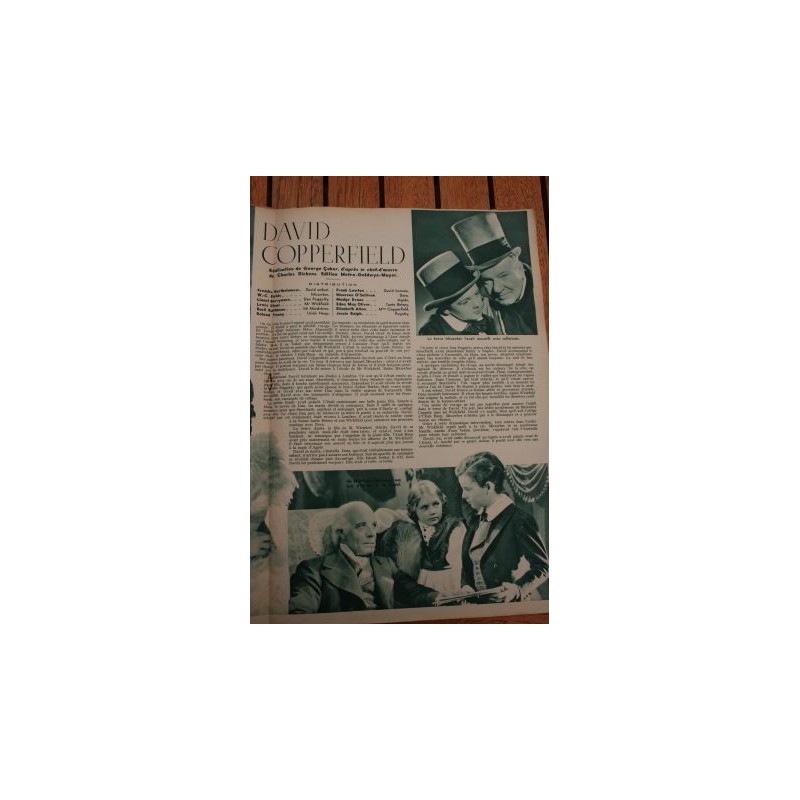 Magazine Cine Miroir 1936 Winna Winifried Jean Murat