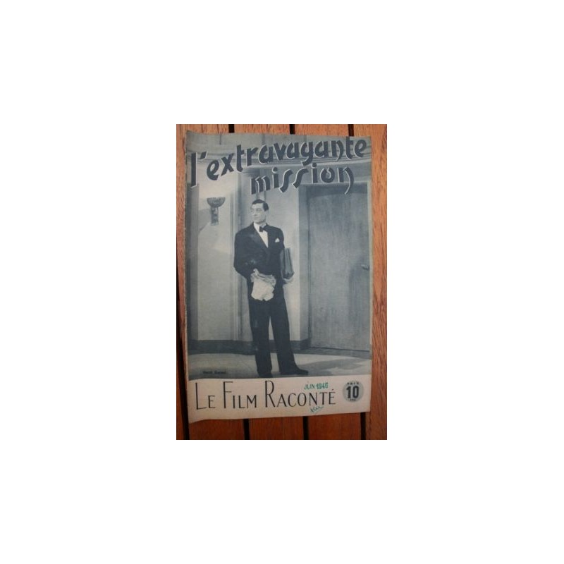 Magazine Film Raconte 1946 Henri Guisol Martine Carol Mona Goya Denise Grey