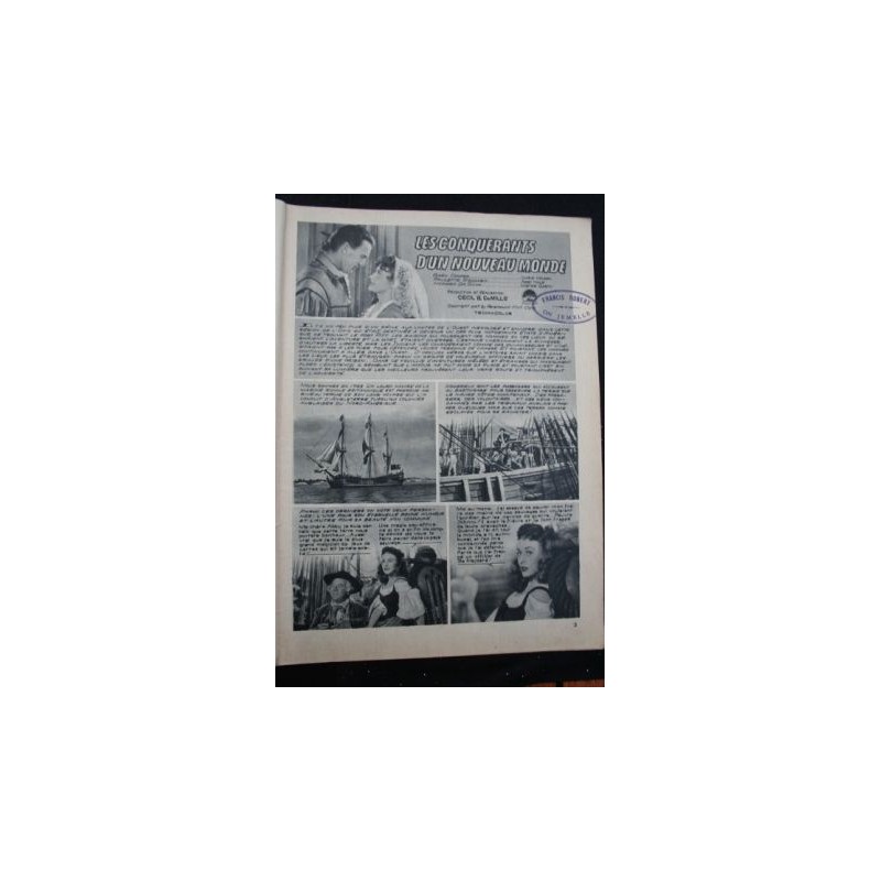 Magazine Les Films Pour Vous 1958 Gary Cooper Paulette Goddard Boris ...