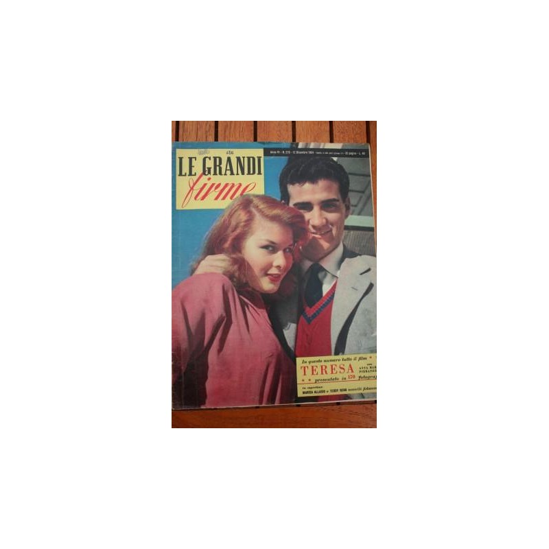 Magazine Grandi Firme 1954 Pier Angeli