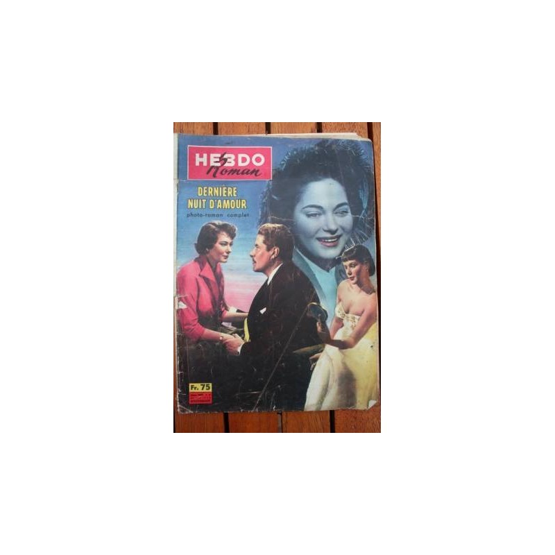 Magazine Hebdo Roman 1958 Marta Toren Amedeo Nazzari Aurora De Alba