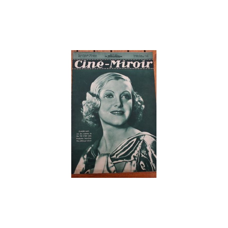 Magazine Cine Miroir 1936 Claude May