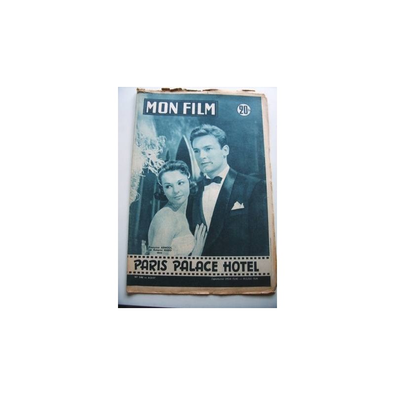 Magazine Mon Film 1957 Francoise Arnoul Roberto Risso