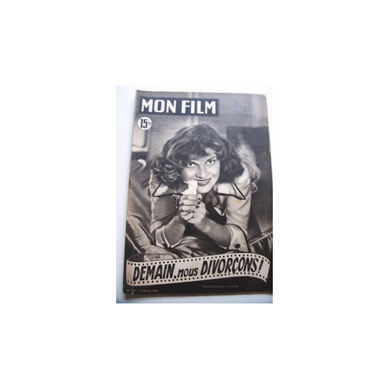 Magazine Mon Film 1951 Sophie Desmarets Jean Desailly Denise Grey Jean ...