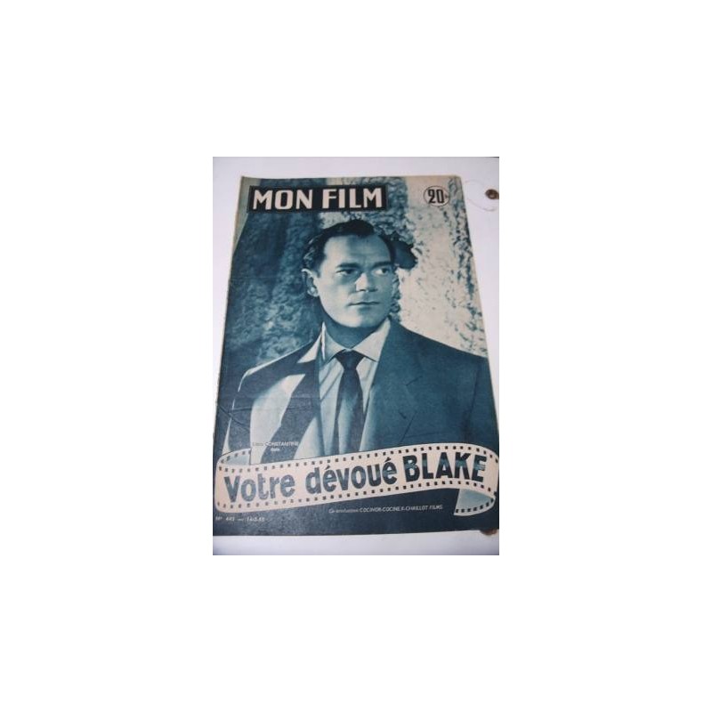Magazine Mon Film 1955 Eddie Constantine Danielle Godet Simone Paris