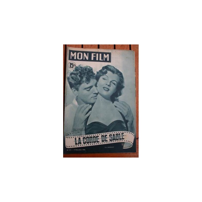 Magazine Mon Film 1950 Burt Lancaster Corinne Calvet Paul Henreid ...