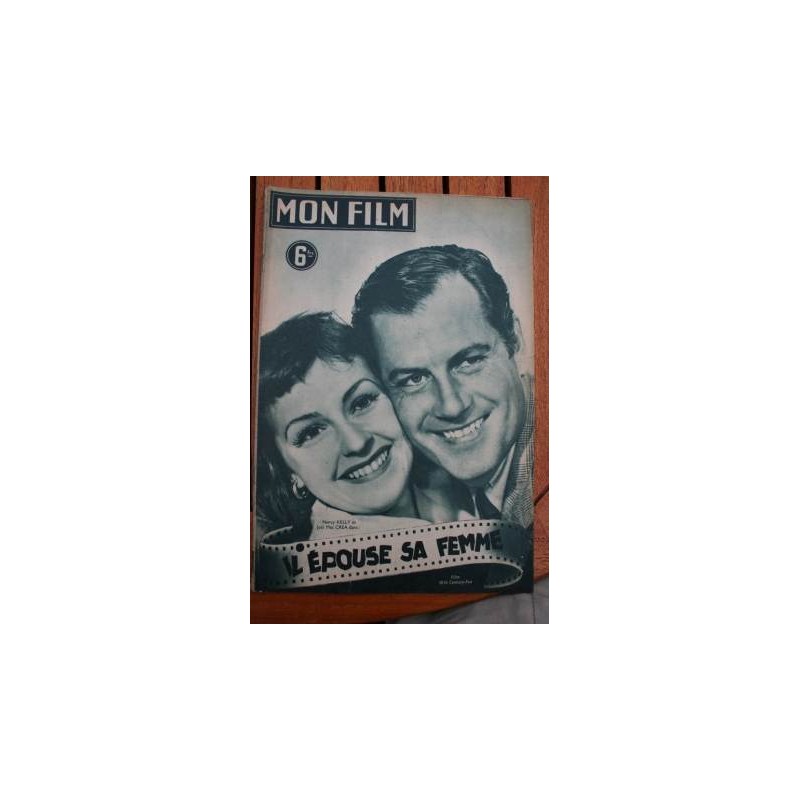 Magazine Mon Film 1946 Joel McCrea Nancy Kelly Roland Young Mary Boland