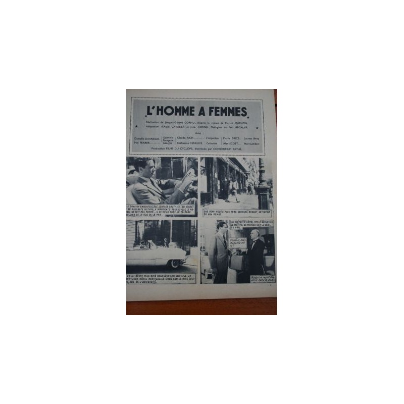 Magazine Mon Film 1961 Catherine Deneuve Danielle Darrieux Mel Ferrer