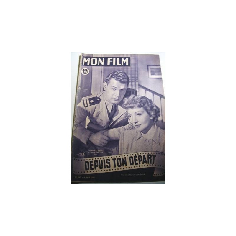 Magazine Mon Film 1949 Joseph Cotten Claudette Colbert Jennifer Jones ...