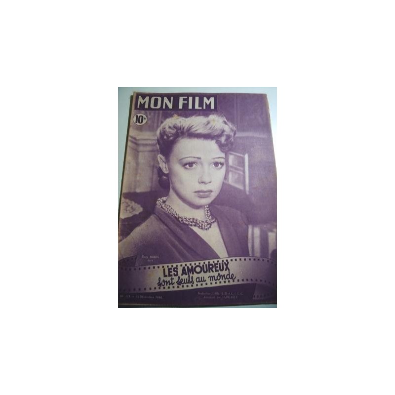 Magazine Mon Film 1948 Dany Robin Louis Jouvet Geneviève Morel Brigitte ...