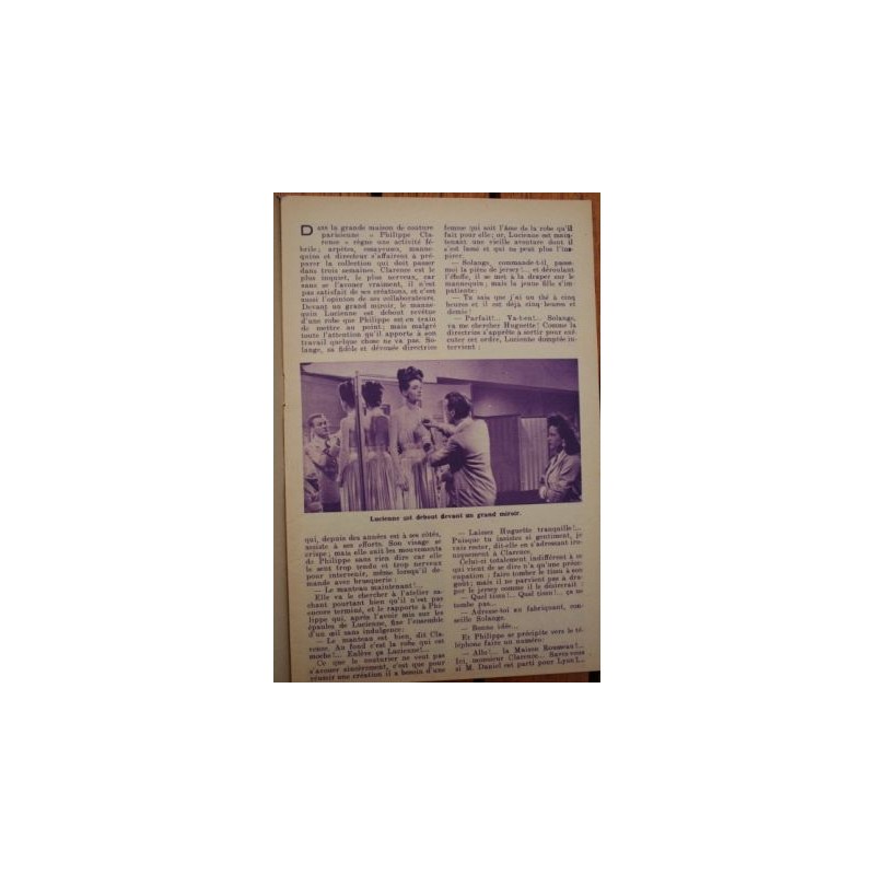 Magazine Mon Film D'Amour 1947 Raymond Rouleau Micheline Presle Jean ...