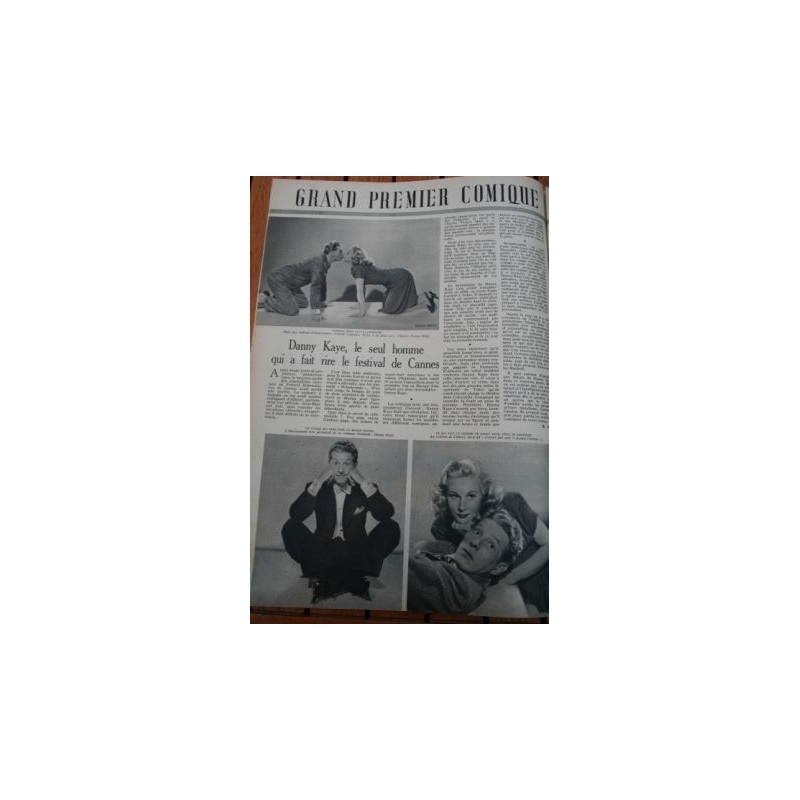 Magazine Noir Et Blanc 1946 Anne Baxter Franchot Tone Erich Von Stroheim
