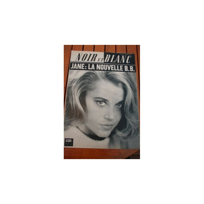 Magazine Noir Et Blanc 1964 Jane Fonda