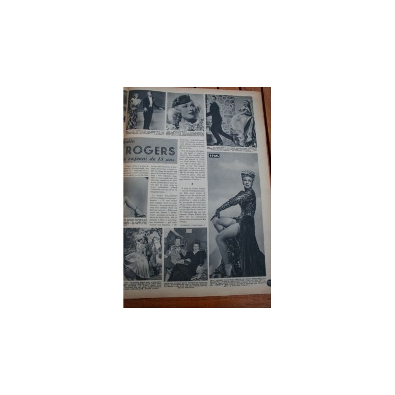 Magazine Paris Cinema 1946 Nane Germon