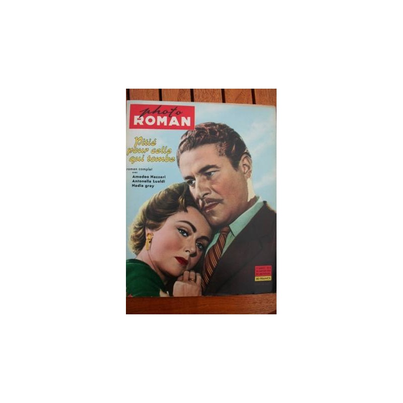 Magazine Photo Roman 1956 Amedeo Nazzari Antonella Lualdi Nadia Gray ...