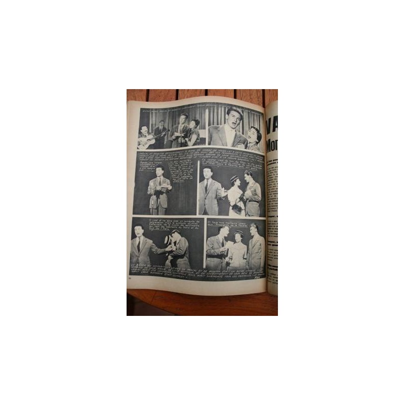 Magazine Photo Roman 1957 Sandra Mondaini Roberto Risso Yvonne Sanson ...