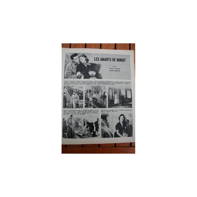 Magazine Photo Roman 1959 Jean Marais Dany Robin Louis Seigner ...