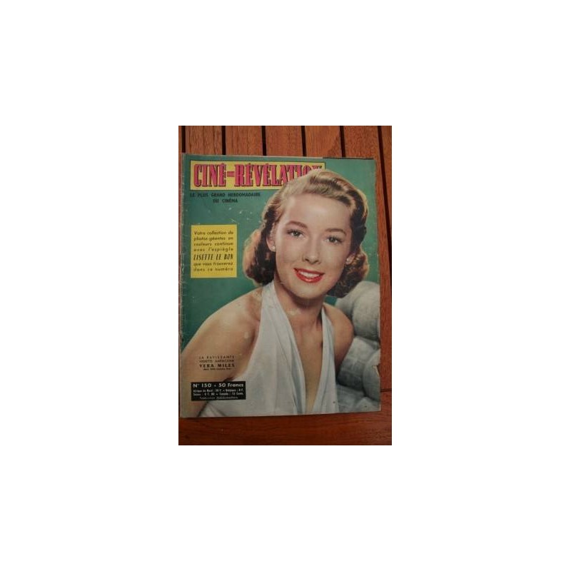 Magazine Revelation 1957 Vera Miles