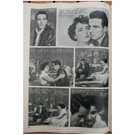 Magazine Roman D'Amour 1962 Montgomery Clift Elizabeth Taylor Shelley Winters Raymond Burr