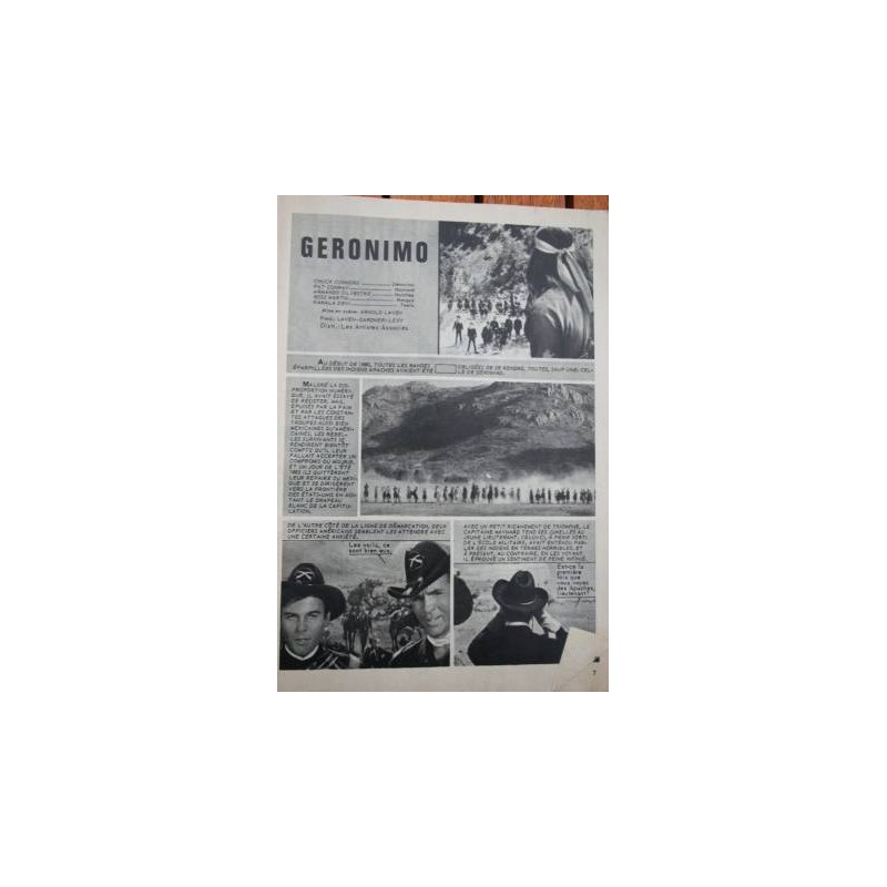 Magazine Star Cine Aventures 1963 Chuck Connors Kamala Devi Pat Conway ...