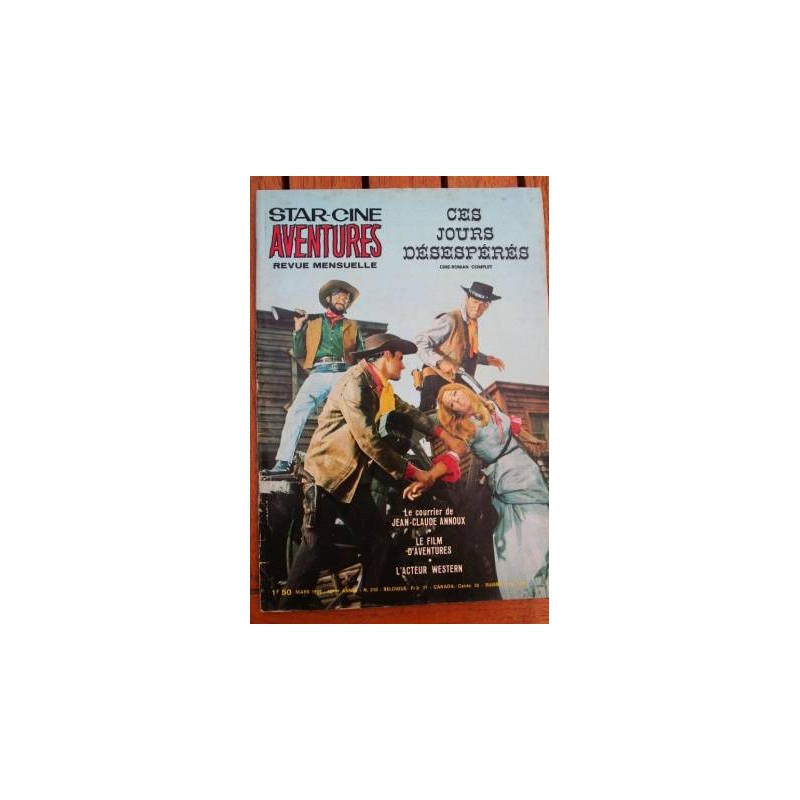 Magazine Star Cine Aventures 1969 Craig Hill Piero Lulli Giulia Rubini ...