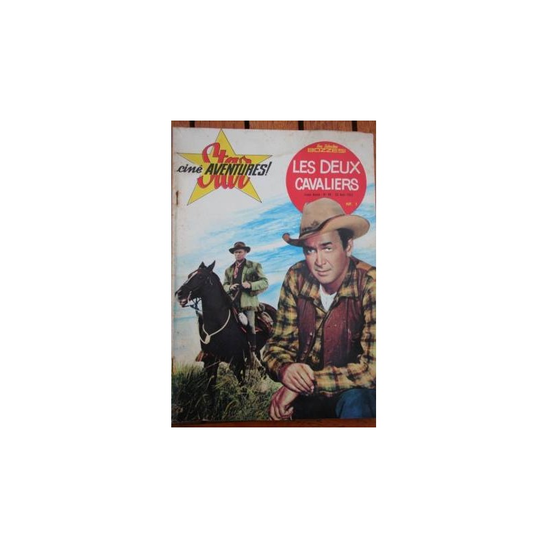 Magazine Star Cine Aventures 1962 James Stewart Richard Widmark Shirley ...