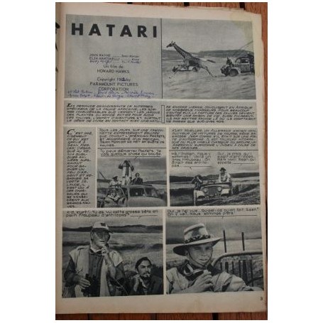 Magazine Star Cine Cosmos 1963 John Wayne Hardy Kruger Elsa Martinelli ...