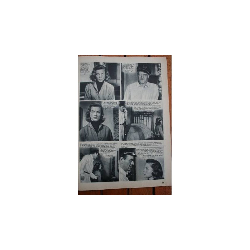 Magazine Star Cine Vaillance 1962 John Wayne Lauren Bacall Paul Fix Joy Kim Blood Alley William ...