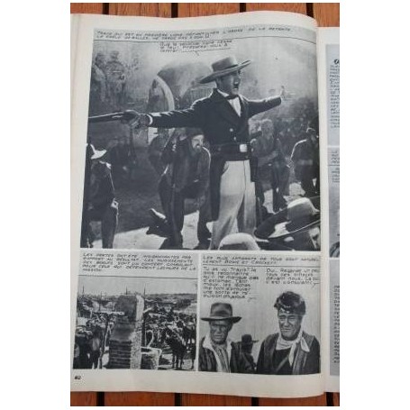 Magazine Star Cine Vaillance 1962 John Wayne Richard Widmark Laurence ...