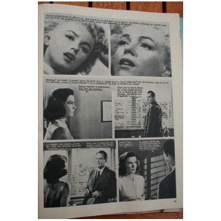 Magazine Votre Roman 1961 Marilyn Monroe Joseph Cotten Jean Peters Niagara Henry Hathaway